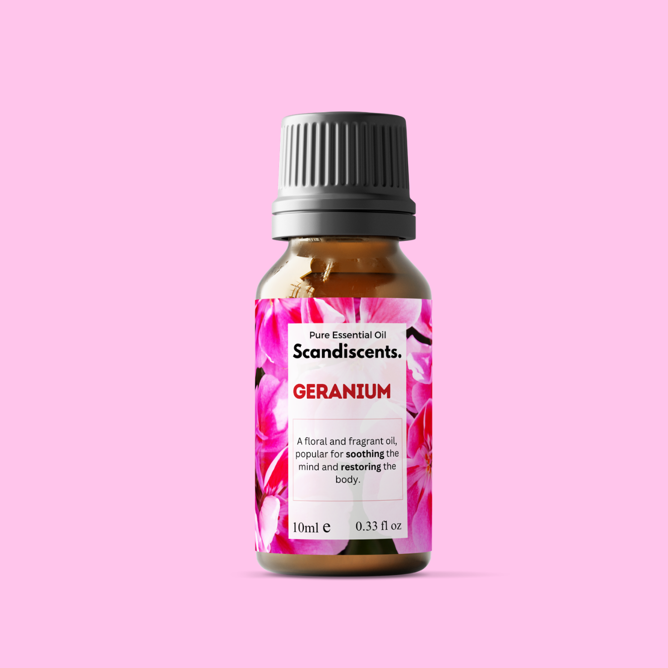 Geranium 100% Pure Essential Oil | Scandiscents | Aromatherapy